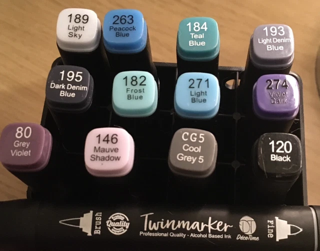 DECOTIME TWIN MARKERS 12 Mixed Shades Alcohol Pens Viral Tik Tok ...