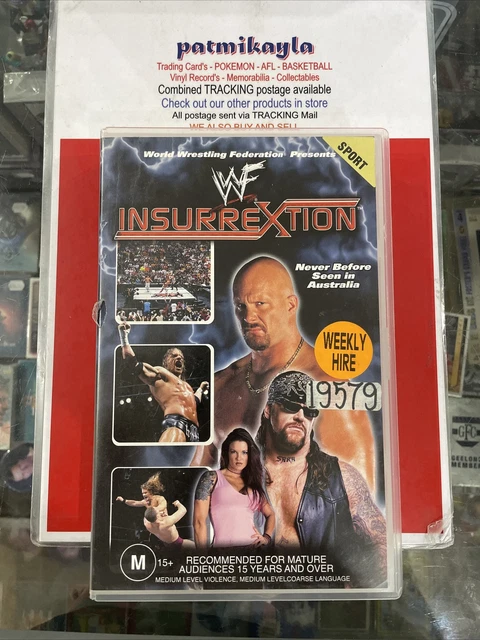 WWF INSURREXTION 2001 VHS 2001 Classic Wrestling VHS £9.26 - PicClick UK