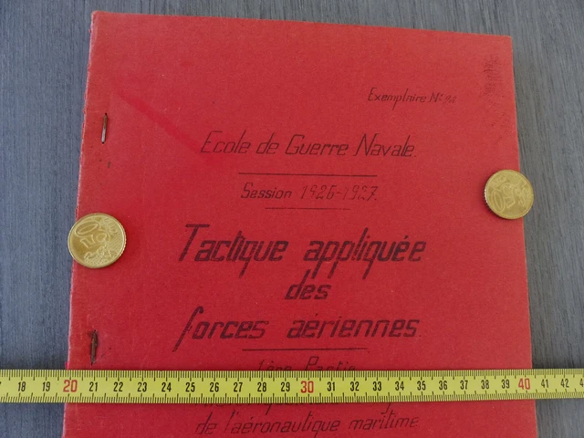 WW1 / DOC. Classifie Ecole Navale / Aeronautique Maritime P1& 2 ...