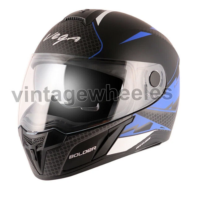 VEGA RYKER D/V Bolder Ennuyeux Noir Bleu Casque Intégral EUR 126,33 ...