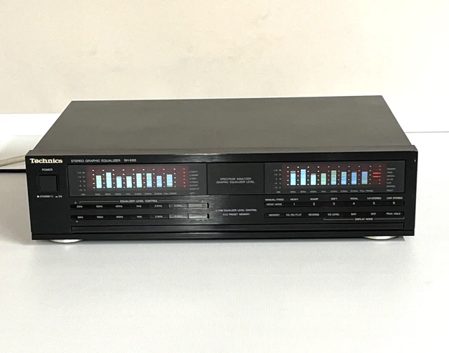 TECHNICS SH-E65 STEREO Graphic Equalizer Spectrum Analyzer Made in ...