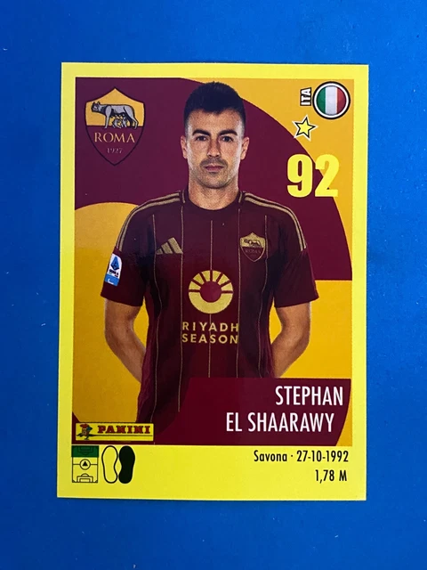 FIGURINE CALCIATORI PANINI 2024-25 2025 n.456 Stephan El Shaarawy (Roma) EUR 1,00 - PicClick IT