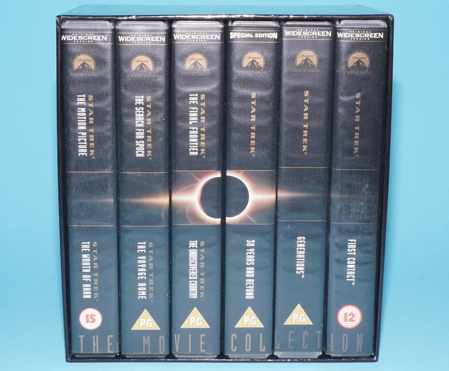 STAR TREK MOVIES Collection Vhs Box Set Pal 1997 Paramount EUR 9,99 ...