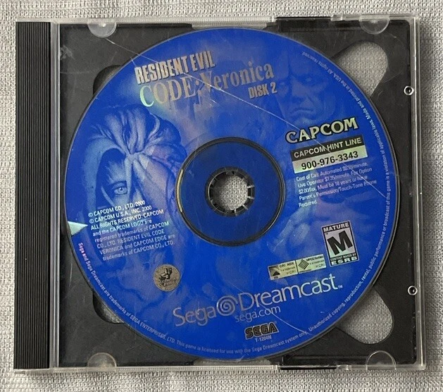 DISQUE DREAMCAST RESIDENT Evil Code Veronica 1&2 uniquement EUR 38,60 - PicClick FR