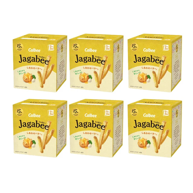 CALBEE JAGABEE HONEY Butter Flavor Potato Sticks Chips 15g X5 Bags X6Pack $53.29 - PicClick AU