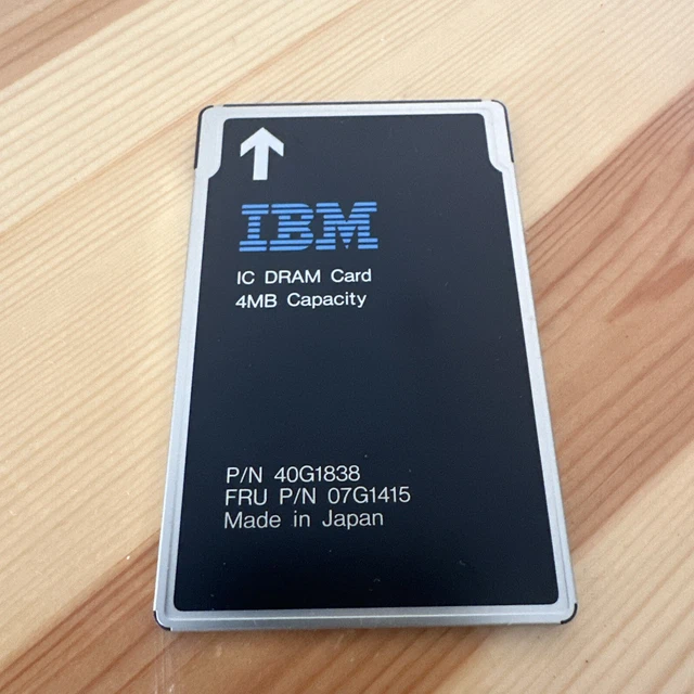 TARJETA IBM 4MB IC DRAM, 40G1838, actualización de memoria retro para ...