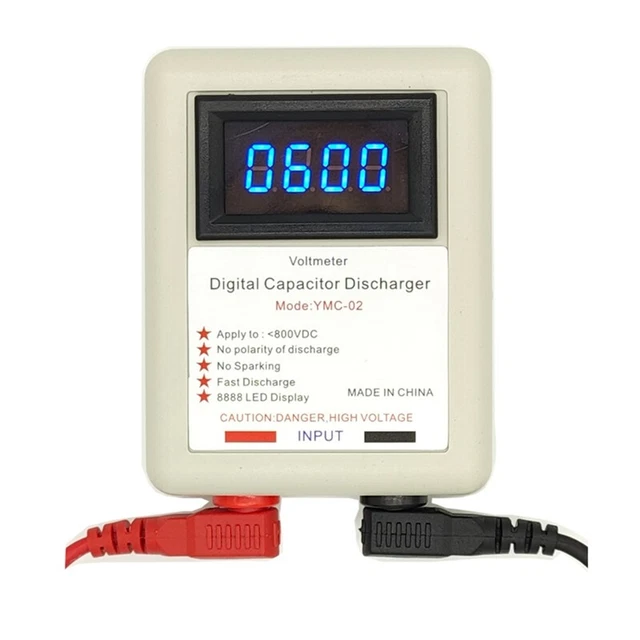 800V DIGITAL CAPACITOR Fast Discharger High Voltage Discharging Tool ...