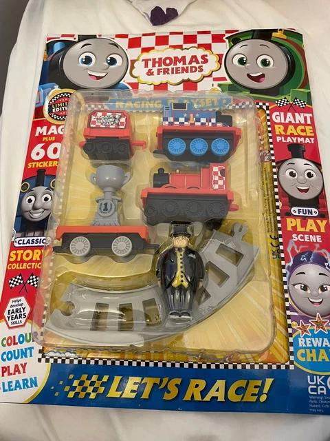 THOMAS AND FRIENDS Magazine Issue 845 Released 05/02/2025 With Racing Play Set £3.29 - PicClick UK