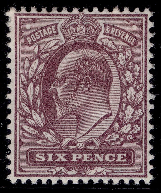 GB EDVII SG298 SPEC M33A(3), 6d reddish purple, M MINT. Cat £30. £9.00 ...
