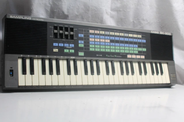 RARE CASIO SK-200 Sampling Keyboard 49keys / Works Fine / EUR 138,82 ...