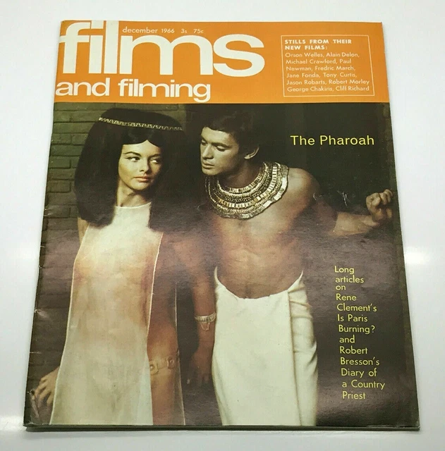 FILMS AND FILMING magazine, DECEMBER 1966 THE PHAROAH IS PARIS BURNING ...