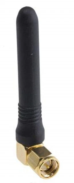 1 X ANT-24G-HL90-SMA RF Solutions - Stubby WiFi Antenna, Direct Mount ...