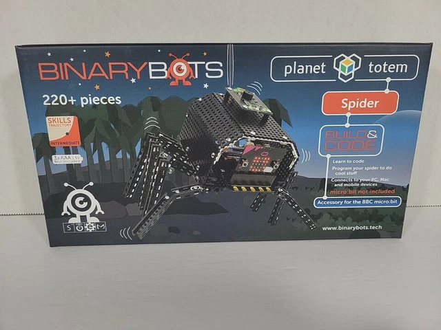 BINARY BOTS TOTEM Spider Smart Toy NEW 220+ Pieces Planet Totem Post Lego £12.99 - PicClick UK