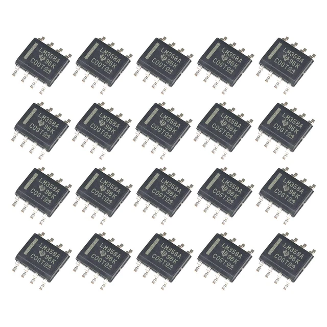 20 LM358 DUAL Operational Enhancer Microcontroller Chip SOP8 IC Chip £3 ...