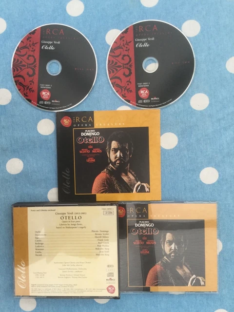 OTELLO🌟OTHELLO🌟2 X CD Set🌟Domingo🌟Verdi🌟Opera🌟Classical🌟Uk Seller🌟 £14. ...