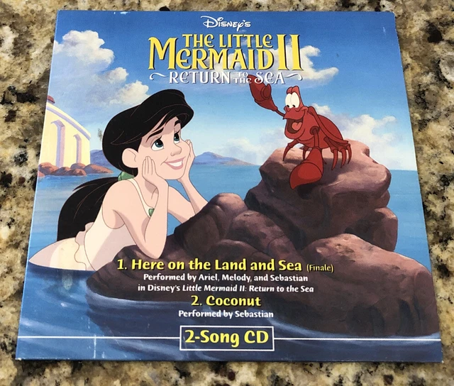WALT DISNEY THE Little Mermaid II-Return to the sea CD, 3 titres promo ...