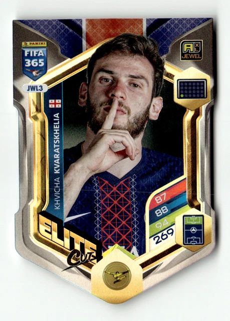 PANINI ADRENALYN XL FIFA 365 2026 No. JWL3 Khvicha Kvaratskhelia Jewel ...