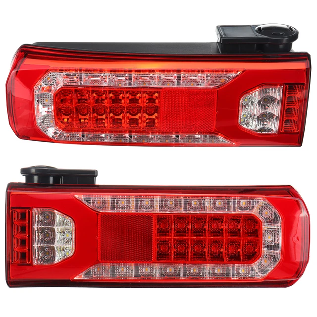 2X TAIL LIGHT Fit Mercedes Atego Actros MP4 MP5 Rear Lamp LED Stop Fog ...