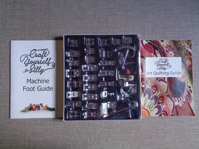 SEWING FEET SET Multifunctional Kit 32 Craft Yourself Silly Soft Crafts ...