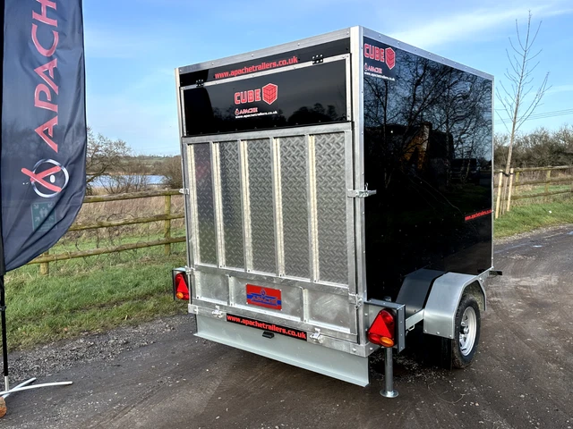 NEW 8X5 Box Trailer 6ft High Load Trailer Cube Plus Extra High Load ...