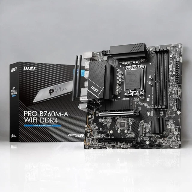 MSI PRO MOTHERBOARD MSI PRO B760M-A WiFi DDR4 LGA 1700 MicroATX Intel Tech £99.99 - PicClick UK