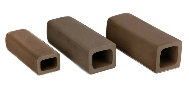RECTANGULAR SHAPE CERAMIC breeding fish cave for Pleco Catfish Cichlid ...