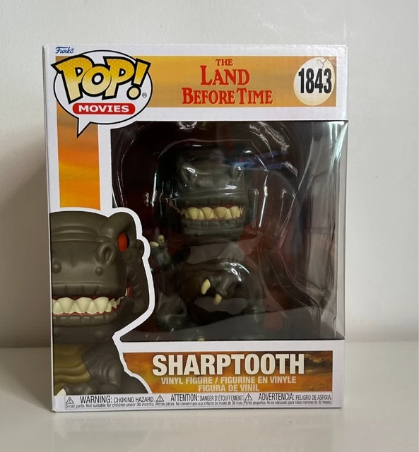 FUNKO POP SHARPTOOTH #1843 - The Land Before Time - NEW - IN STOCK £19. ...