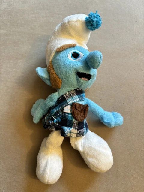 KELLYTOY, THE SMURFS Gutsy Smurf, Scottish Plush Soft Toy, 2013. £4.99 ...