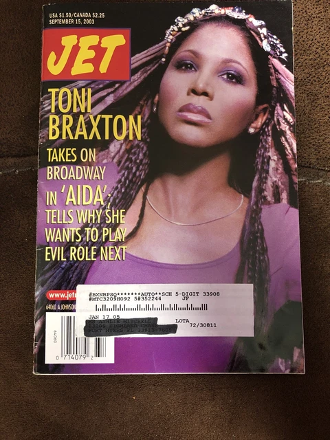 JET MAG TONI Braxton On Broadway Aida September 15, 2003 062520nonr £14 ...
