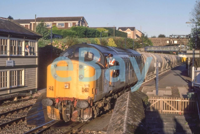 35MM RAILWAY SLIDE of Class 37 37505 @ Liskeard Copyright to Buyer £4. ...