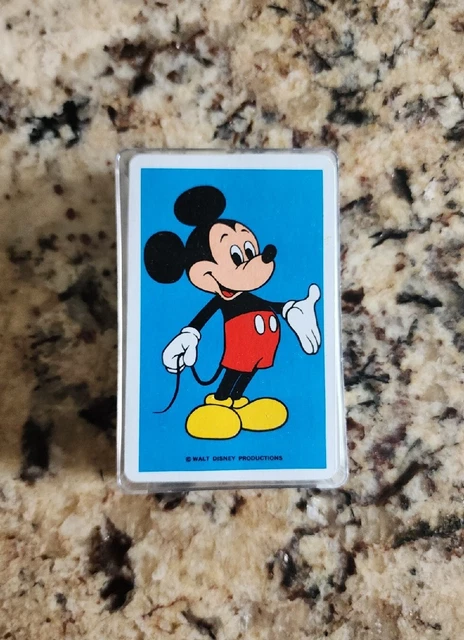 VINTAGE MICKEY MOUSE Walt Disney World Playing Cards Original Disney ...