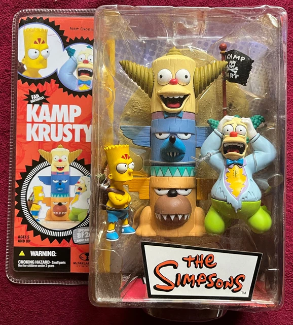 THE SIMPSONS KAMP Krusty Totem Pole set, original packaging. £31.53 ...