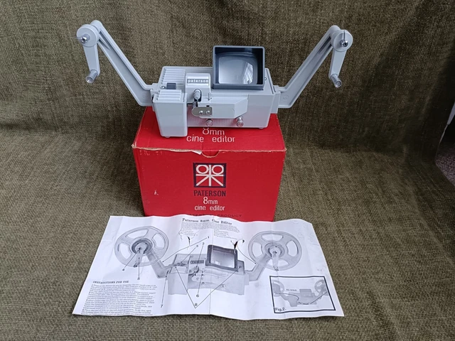 VINTAGE PATERSON 8MM Cine Movie Camera Film Editor for Spares / Repair ...