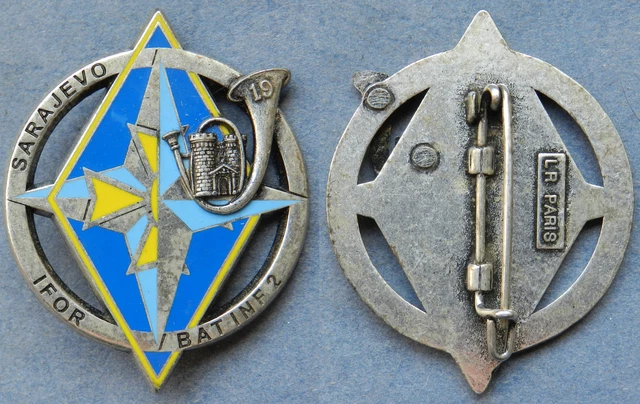 19° BATAILLON DE Chasseurs, I.f.o.r, Bat Inf 2, Sarajevo - Lr Paris EUR ...