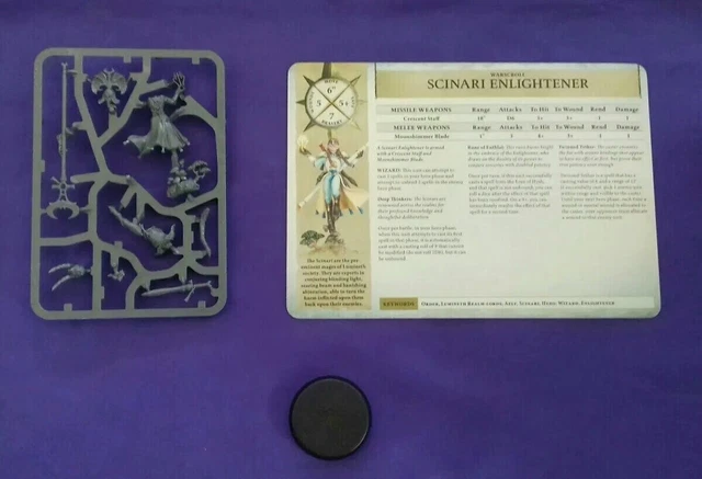WARHAMMER AGE OF Sigmar - Lumineth Realmlords - Scinari Enlightener ...