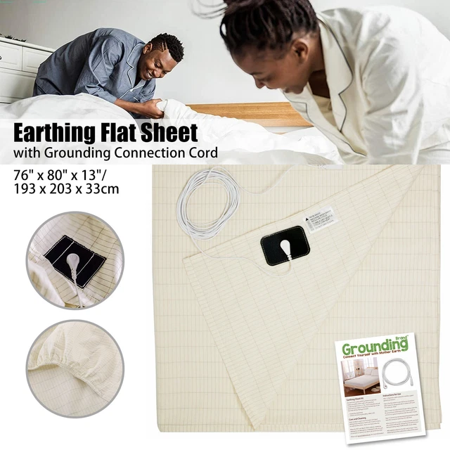 EARTHING SHEET GROUNDING Connection Cord Conductive Grounding Mat Wear ...
