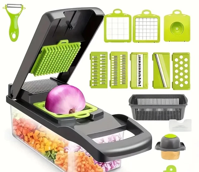 16 IN 1 Vegetable Slicer Chopper £8.06 - PicClick UK