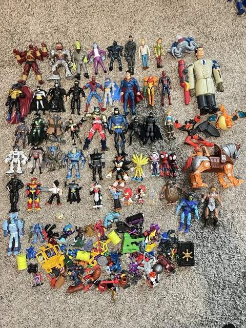 HUGE MIXED VINTAGE Action Figure Lot 90s & Y2K Batman/Ghostbusters ...