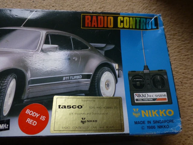 VINTAGE NIKKO PORSCHE 911 Turbo Remote Control car boxed 1980s £89.99 ...
