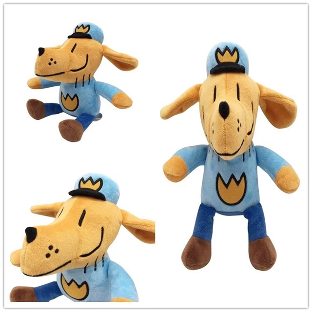 CARTOON DOG MAN Plush Doll Soft Stuffed Animal Toy Teddy Gift 9.5" £8. ...