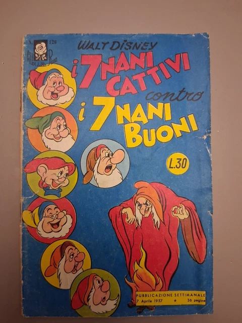 TOPOLINO ALBI DELLA ROSA n. 126 - mediocre - MONDADORI-WALT DISNEY EUR ...