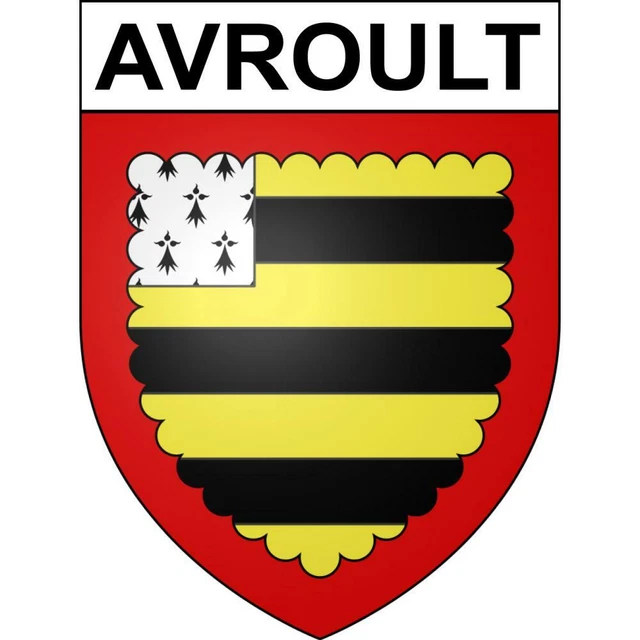 AVROULT 62 VILLE sticker blason écusson autocollant adhésif EUR 6,99 - PicClick FR
