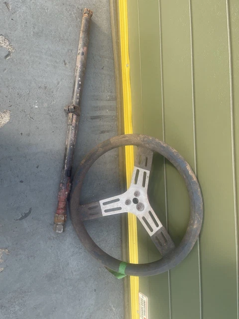 CLASSIC MINI QUICK release steering wheel with column £30.00 - PicClick UK
