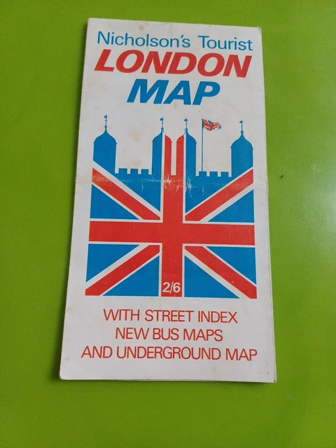 NICHOLSON'S TOURIST LONDON Map. Includes Bus & Underground Maps ...