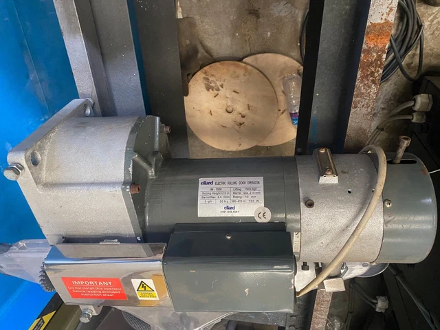 ELLARD JM-1500 THREE Phase Motor - Garage Roller Shutter Door 3hp £360. ...