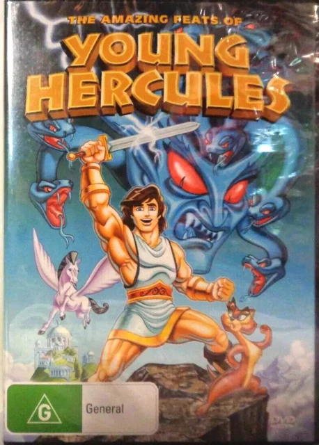 YOUNG HERCULES THE Amazing Feats Animated Brand New Sealed DVD Region 4 ...