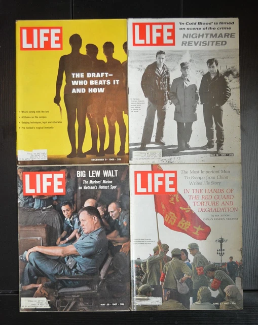 LIFE MAGAZINES LOT of 12 - 1966-1967 VINTAGE ADS, HOLLYWOOD, FASHION £ ...