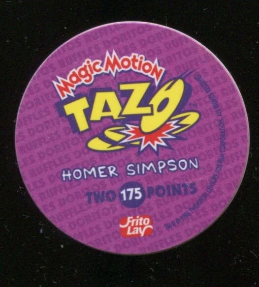 TAZO SIMPSONS MAGIC Motion Homer Simpson #175 $1.71 - PicClick AU