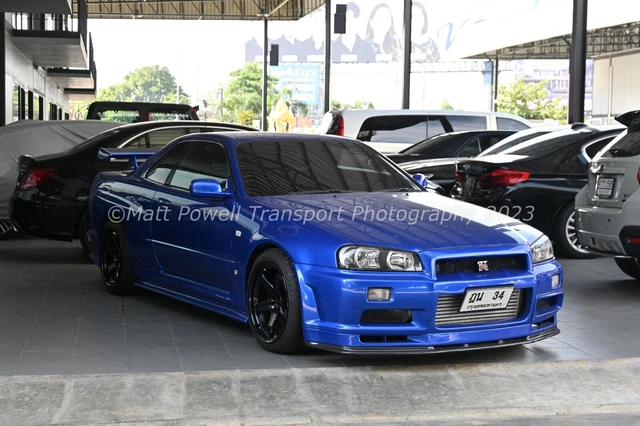 CAR PHOTO 12X8 - Nissan Skyline R34 GT-R £10.00 - PicClick UK
