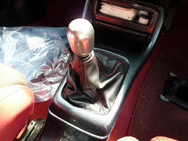 HONDA CIVIC EK 9 96-00 Genuine Shift Boot Shiftboot Red Stitch 83414 ...